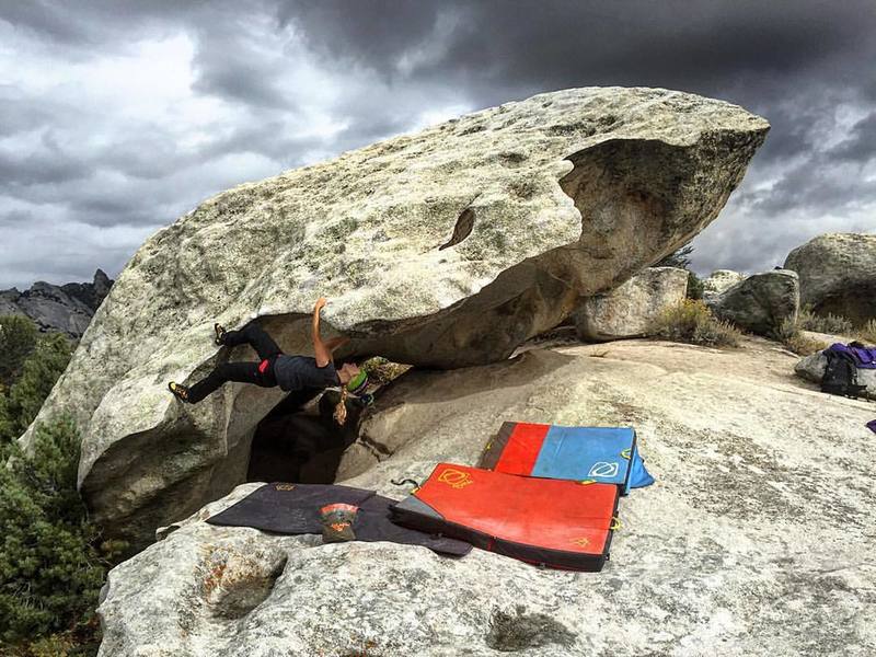 Climb Unidentified Boulder Problem, City of Rocks