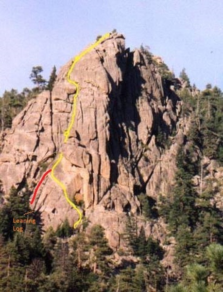 Rock Climb Rock One Route, Lumpy Ridge