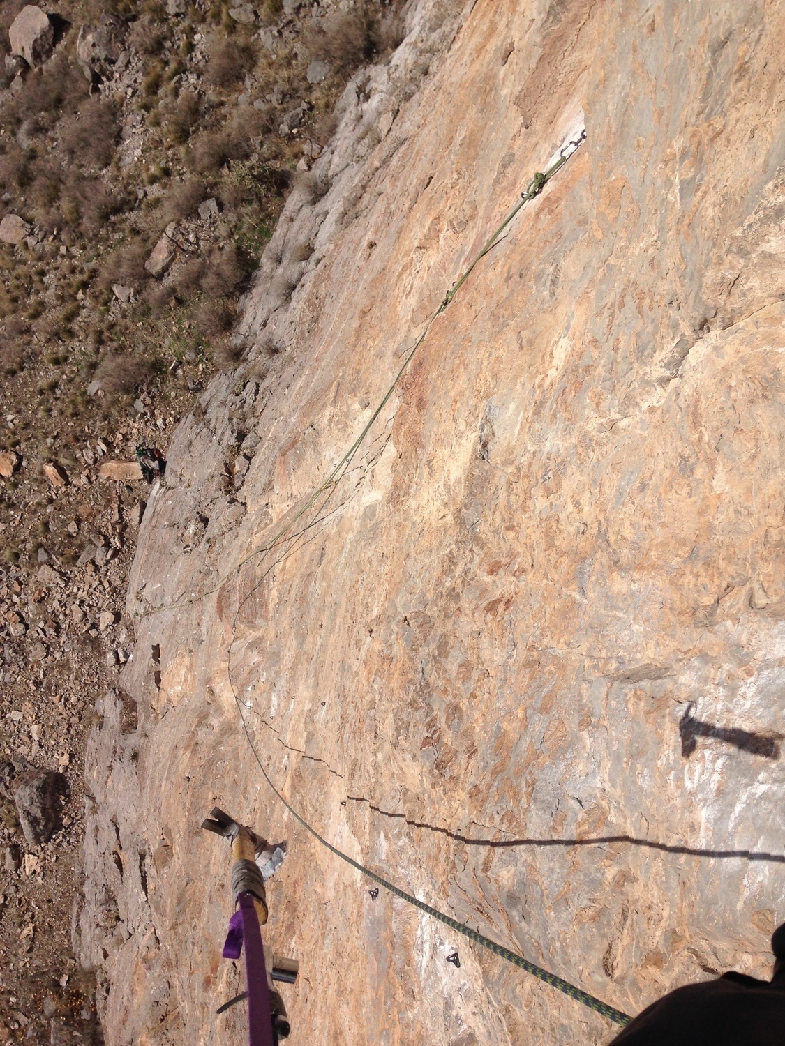 Top of Neology looking down at the top of Swifting.