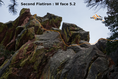 Rock Climb West Face [2nd Flatiron], Flatirons