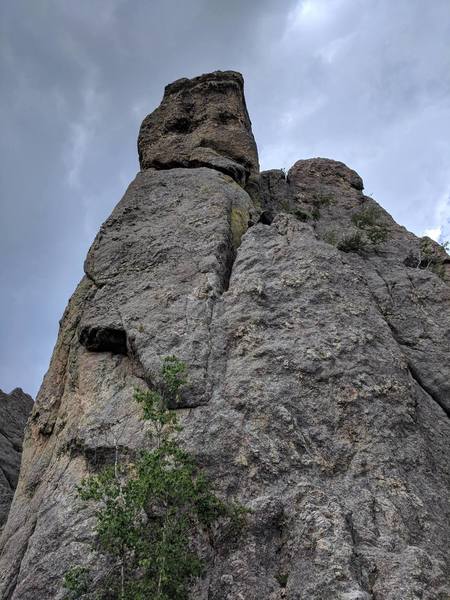 Rock Climbing in Isolated Spires, Custer State Park
