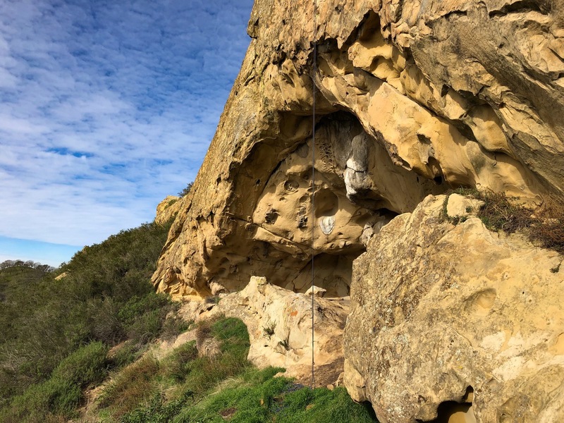 Rock Climbing in Flintstone Rock, San Francisco Bay Area