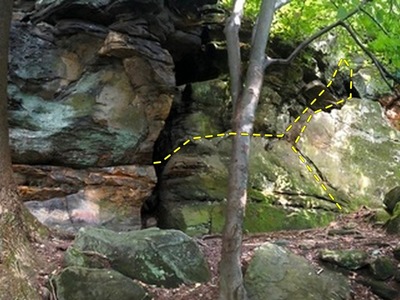 Climb Buzzards Roost, Northeast Ohio