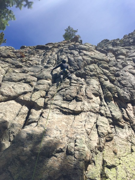 Rock Climb Tenzing's Route, Golden