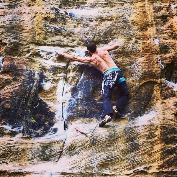 Rock Climb Buff the Wood, Red River Gorge