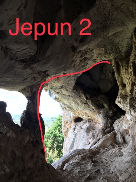 Rock Climbing in Mata Window Wall, Perlis