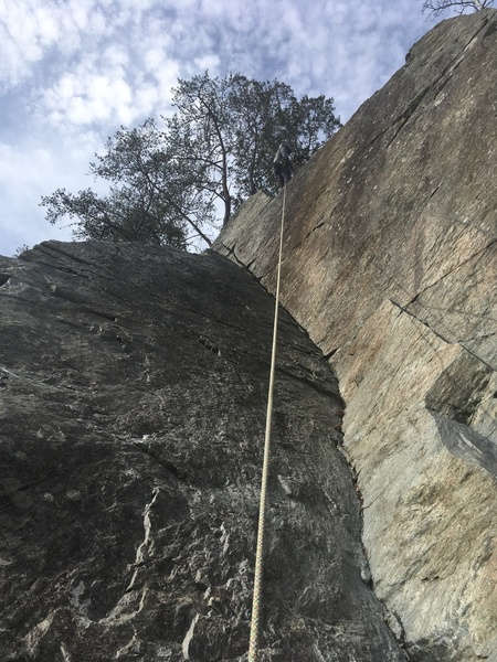 Rock Climb Layback Dihedral, DC & Northern VA Region