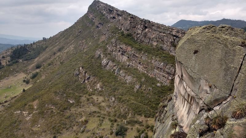 Climbing in Farallones de Sutatausa, Farallones de Sutatausa