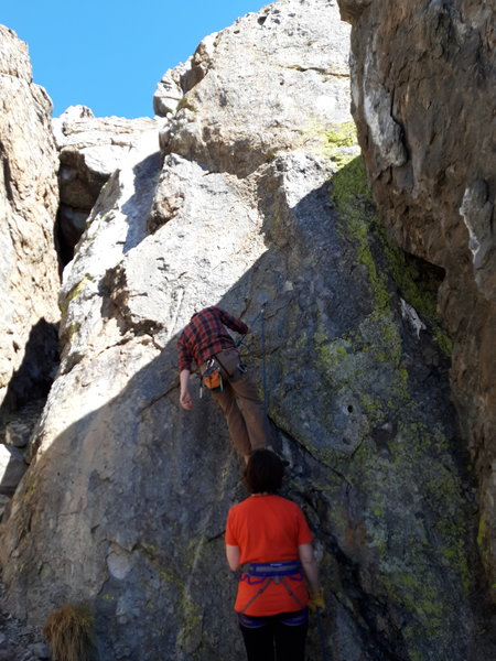 Rock Climbing in The Corridor Area, Western Nevada
