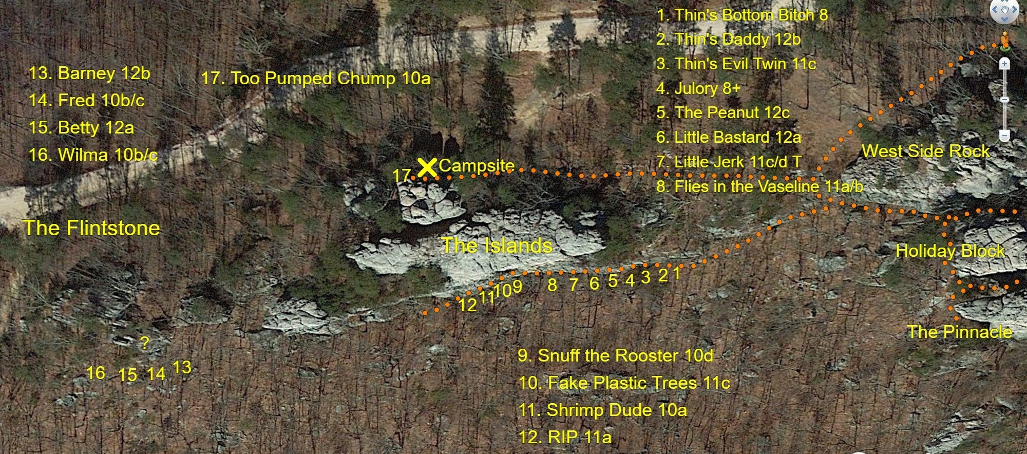 The Flintstones, The Islands, part of West Side Rock