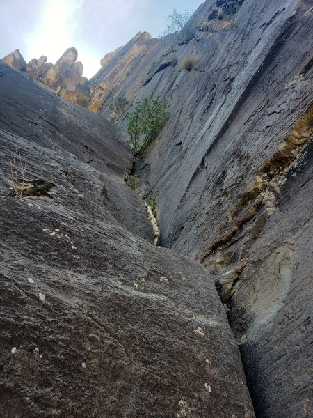 Rock Climbing in Cauldron Wall, Red Rocks