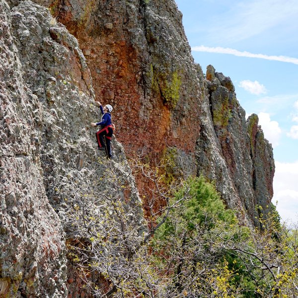 Rock Climbing in Little River Wall, El Rito