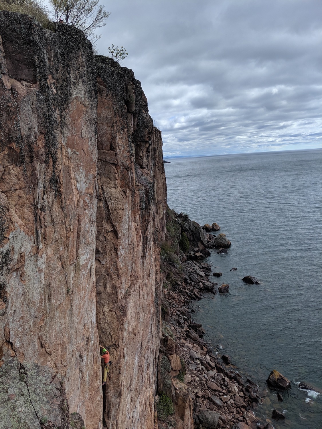 Just past the wide section on Scars and Tripes. Photo: Blane Cullen ...