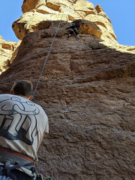 Rock Climb Giggling Marlin, Central Arizona