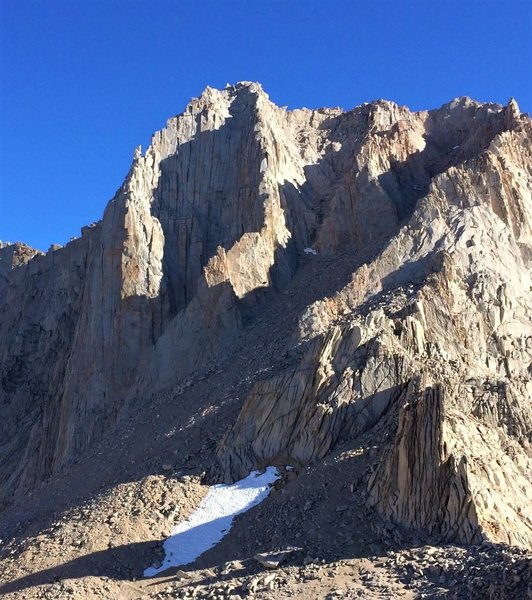 Mt Russell from the approach