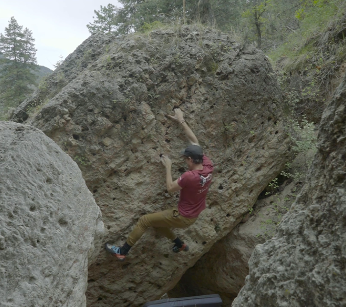 Climb Tunnel Entrance Overhang, Shelf Road