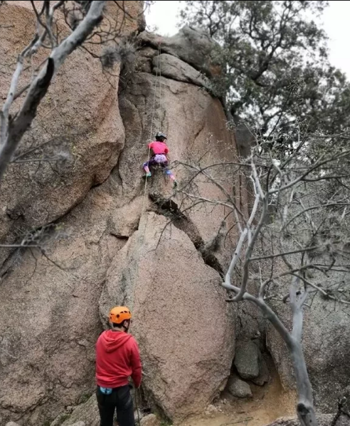 you can use the left crack to climb with hand jam. It is much easier to ...