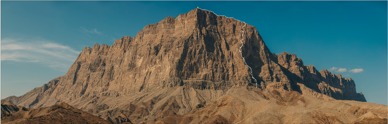 Rock Climb Bayan Masir, "proper" Oman