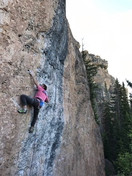 Rock Climb Ultramarine, Ten Sleep Canyon