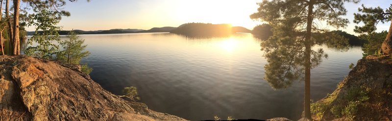 Rock Climbing in Lac du poisson Blanc, Quebec