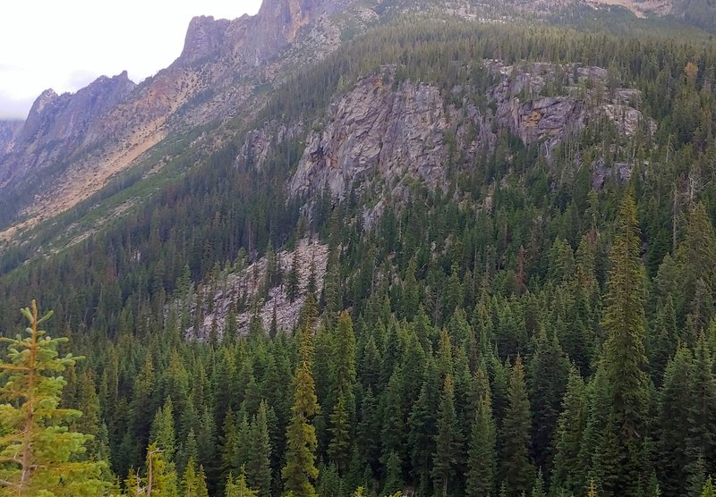 Rock Climbing in Summertime Crag, Northwest Region