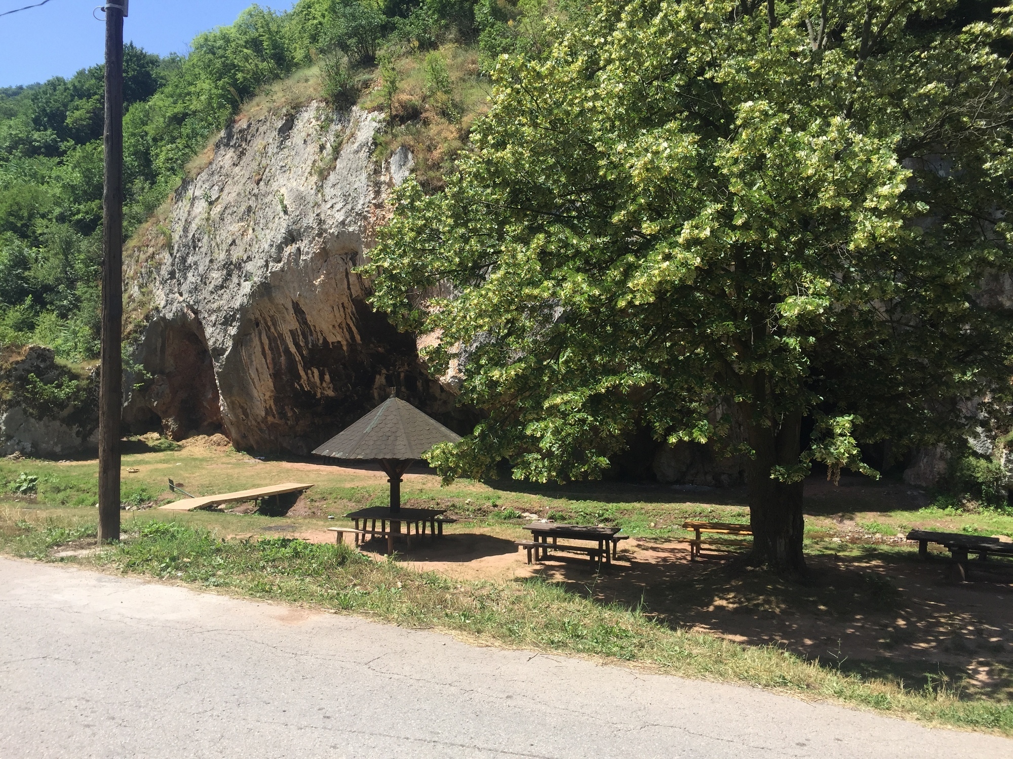 The H20 caves and picnic site in the Jelasnica Gorge, Serbia.