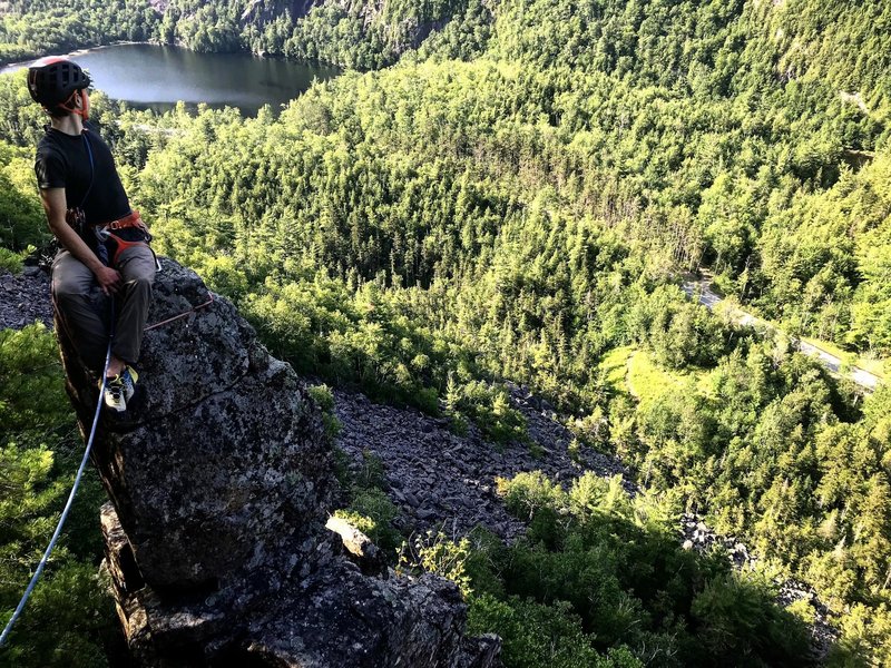 Rock Climb Rickety Pinnacle, Adirondacks