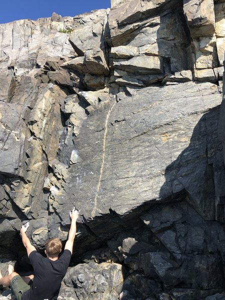 Bouldering in Cliff walk, b. Southern Coast