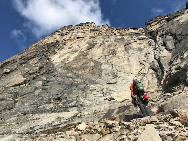 Rock Climbing in Ulu Peak, Nunavut