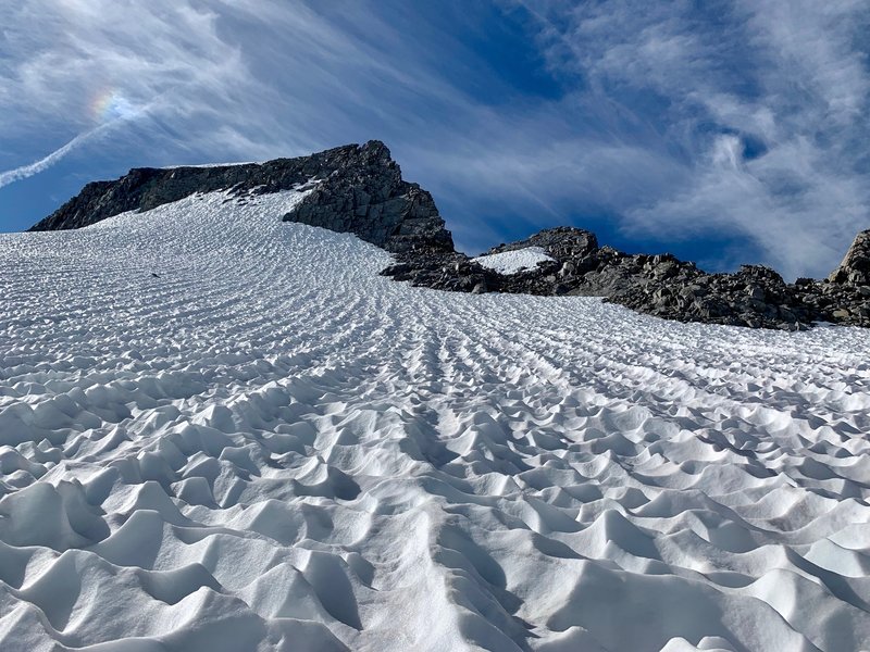 Rock Climb Lyell Glacier, High Sierra