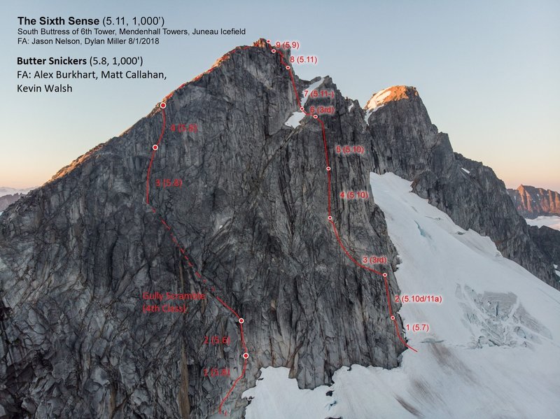 Rock Climb Butter Snickers, Southeastern Alaska/Coastal Range