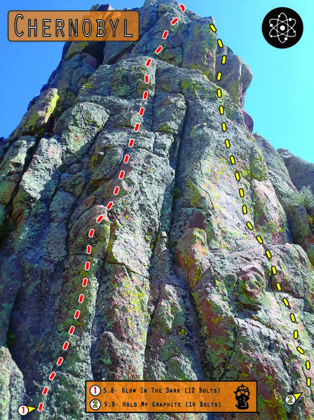 Rock Climbing in Chernobyl, South Platte