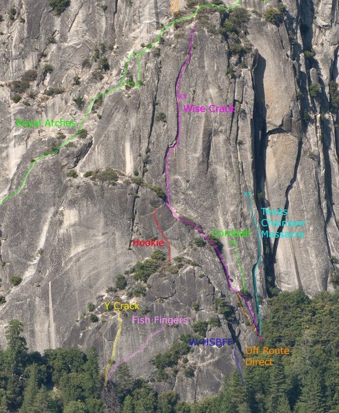 Rock Climb Off Route Direct, Yosemite National Park