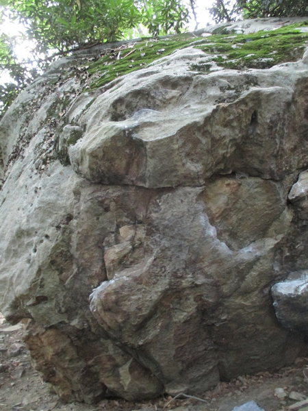 Bouldering in Death Block Area, Northern WV