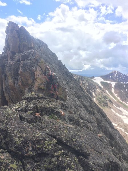 Rock Climbing in Mount Silverthorne, Alpine Rock