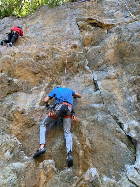 Rock Climb Dirty Thing, Birdsboro Quarry