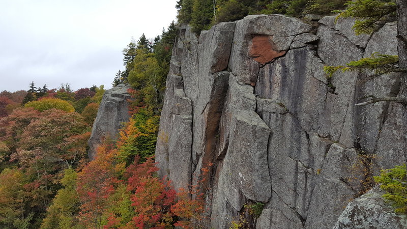 Rock Climbing in Good Luck Mountain, Adirondacks