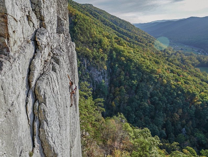 Rock Climb The Viper, Seneca Rocks