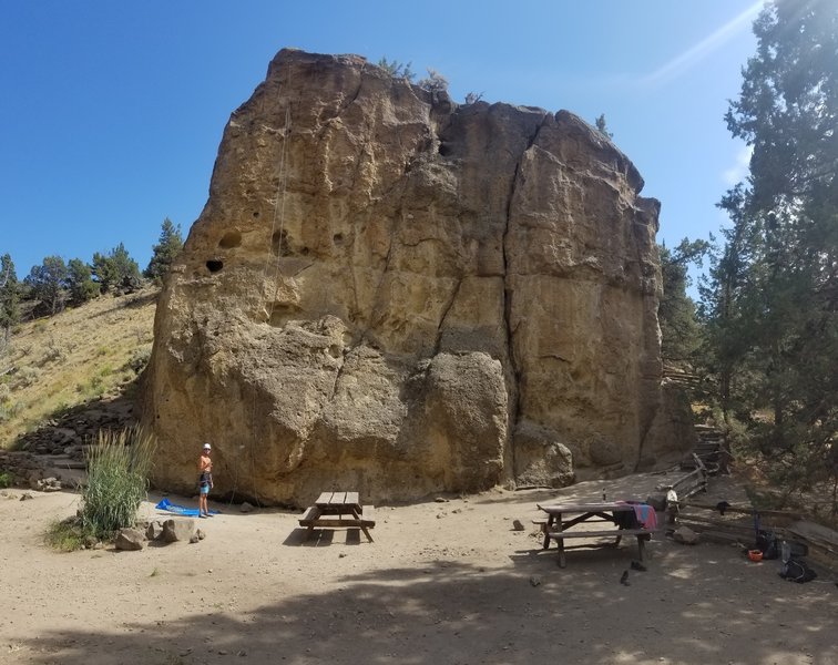 Rock Climbing in Rope de Dope Block, Smith Rock