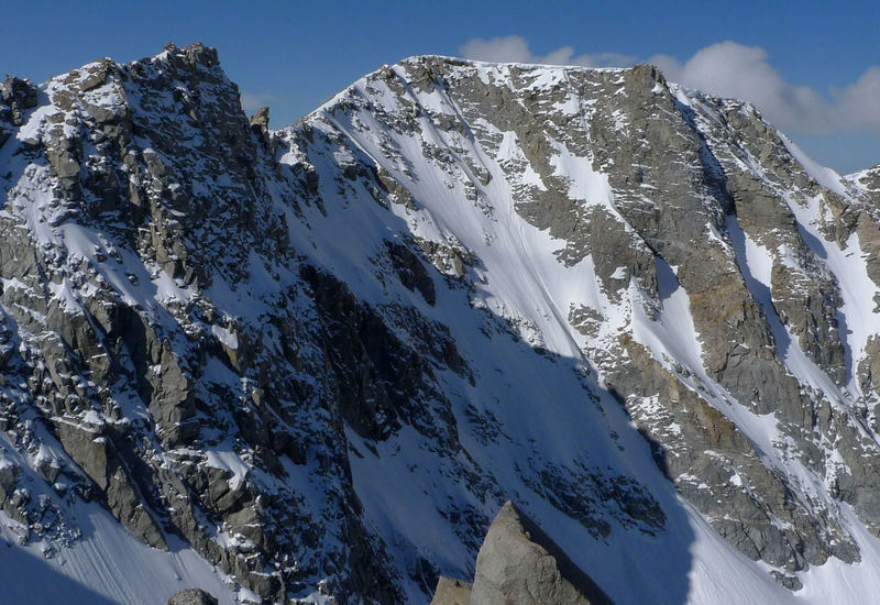 Climbing in Mt. Goethe, High Sierra