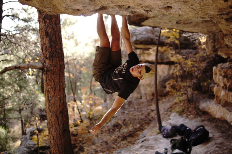 Definitely not staged, bat hang is definitely a beta option though