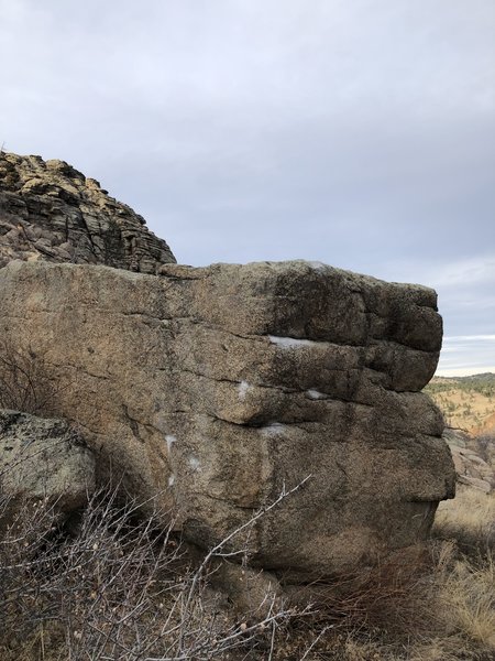 Bouldering in Boomer Block, Gross Reservoir