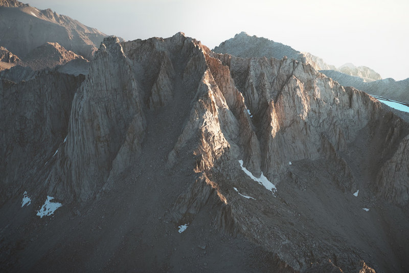Mt.Russell seen from the summit of Mt.Whitney