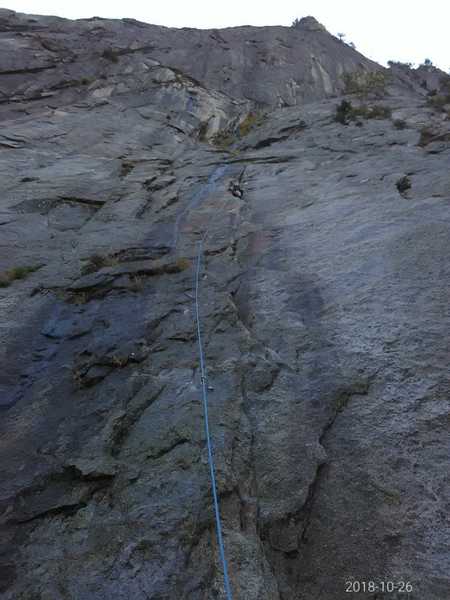 Rock Climb Slip on Slime, Yosemite National Park