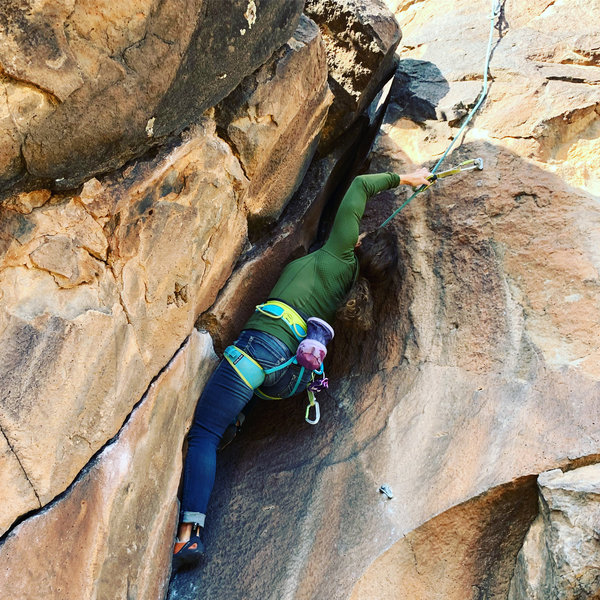 Rock Climb Oh Shit, Southwest Utah