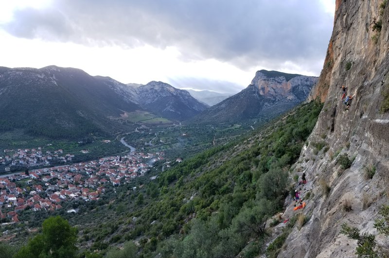 Rock Climb Gomena, Peloponnese