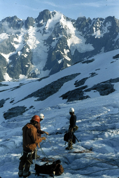 Rock Climbing in Picket Range, Northwest Region