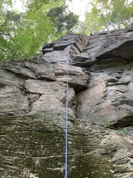 Climbing in Great Ledge, Western Coastal Slope