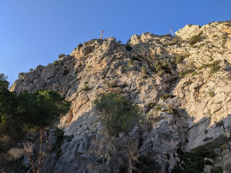 Rock Climb Poseidon, Spain