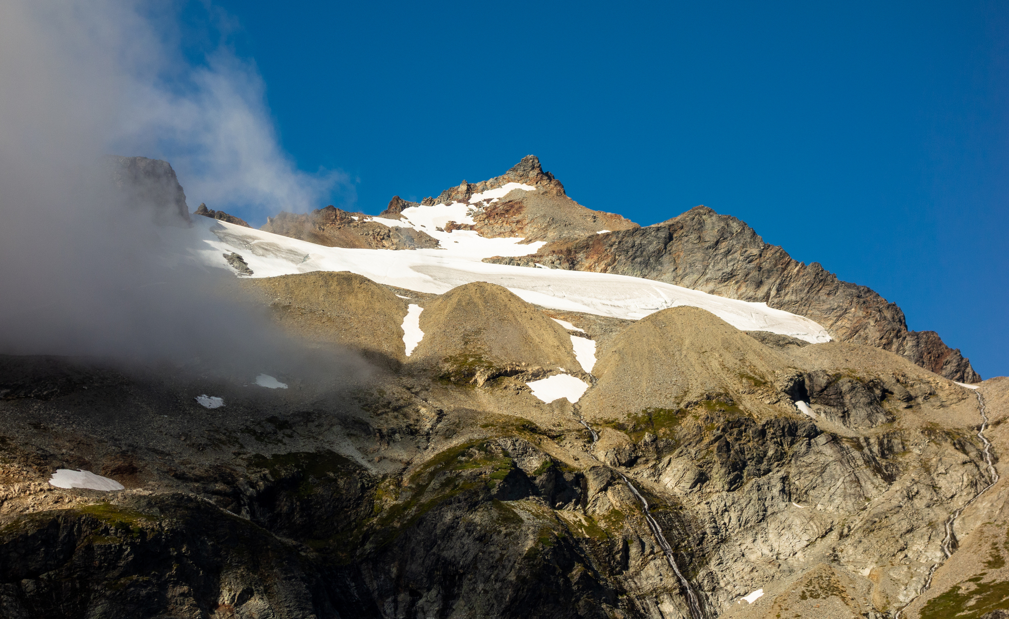 Sahale Peak and Glacier from Sahale Arm on the approach